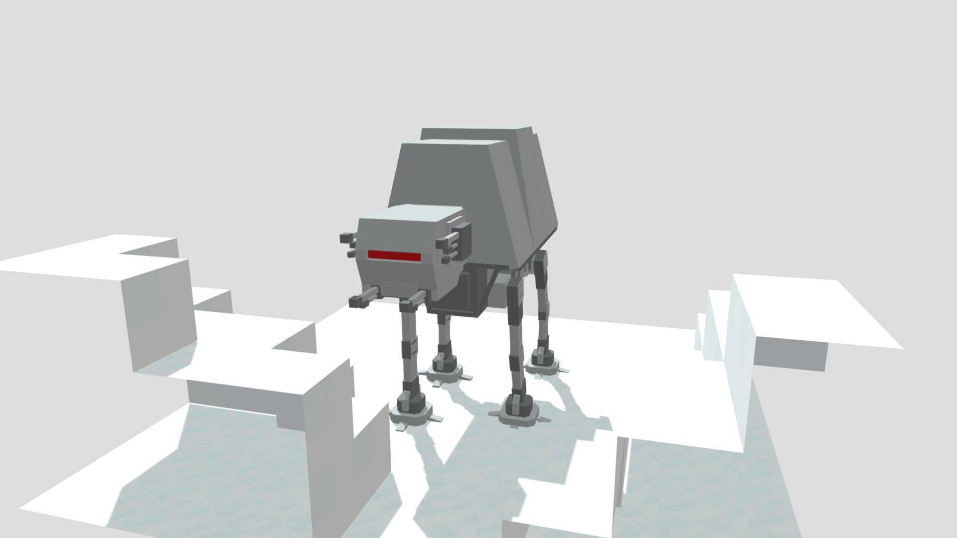 AT-AT - 3D model by LordTahnoid [555306a] - Sketchfab