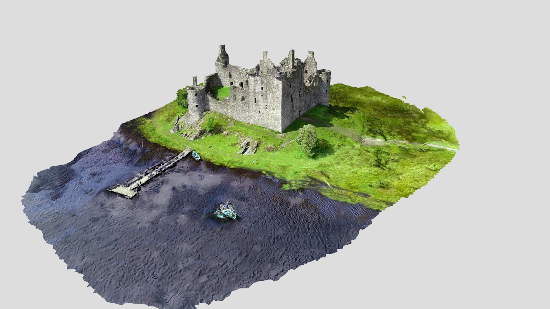 Scottish Castle Ruins - Download Free 3D model by Digitise3D [555411a ...