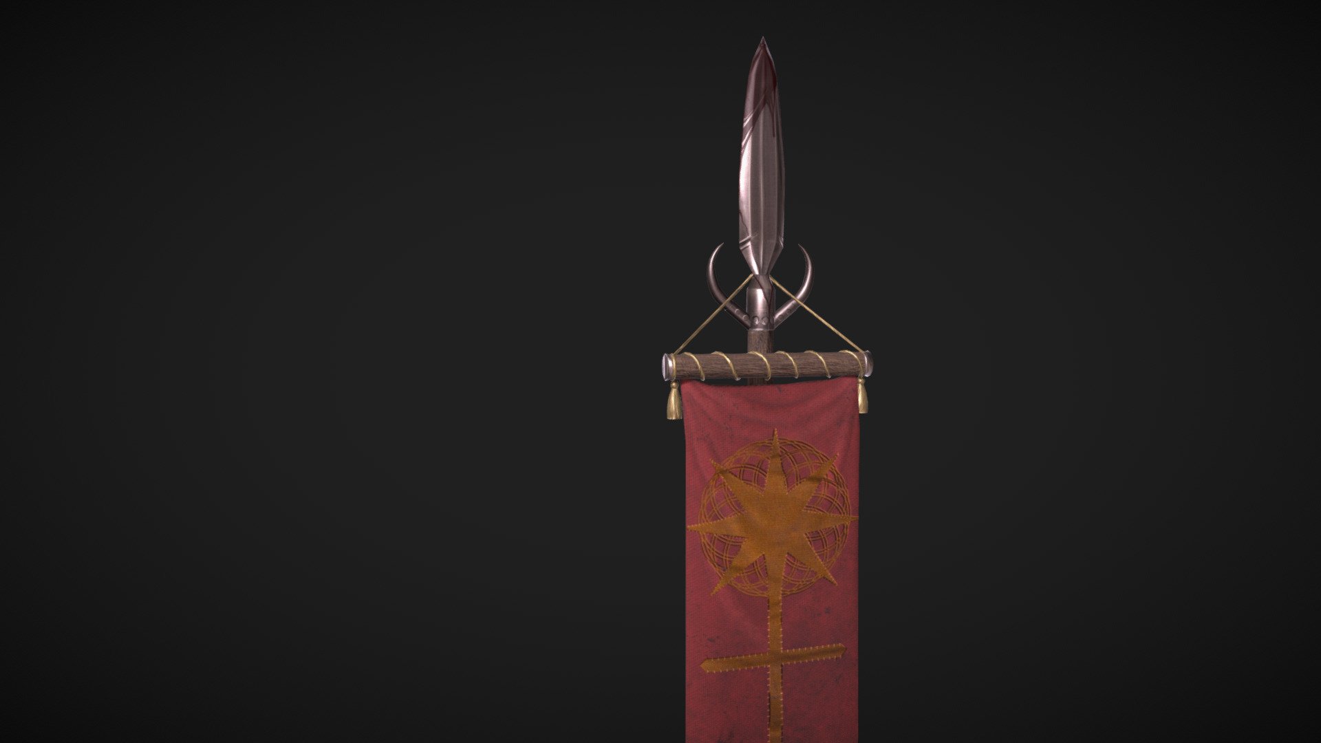 Lance and Banner - 3D model by Kemett [555468d] - Sketchfab