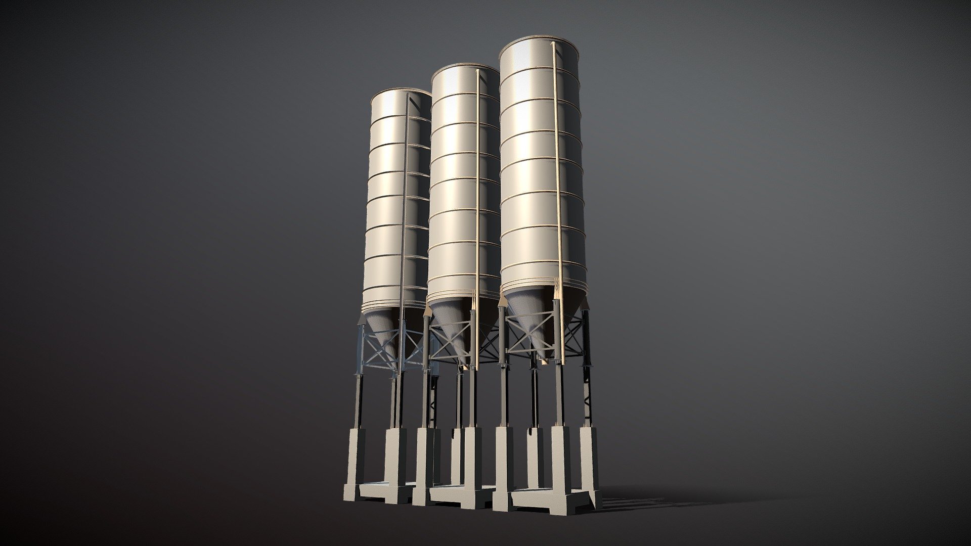 Industrial silo 2245 - Buy Royalty Free 3D model by Jinda (@jindaarch ...