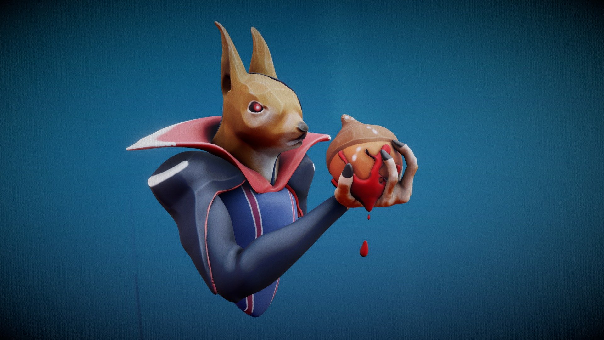Vampire Squirrel - 3D model by ezginozpolat [55562cb] - Sketchfab