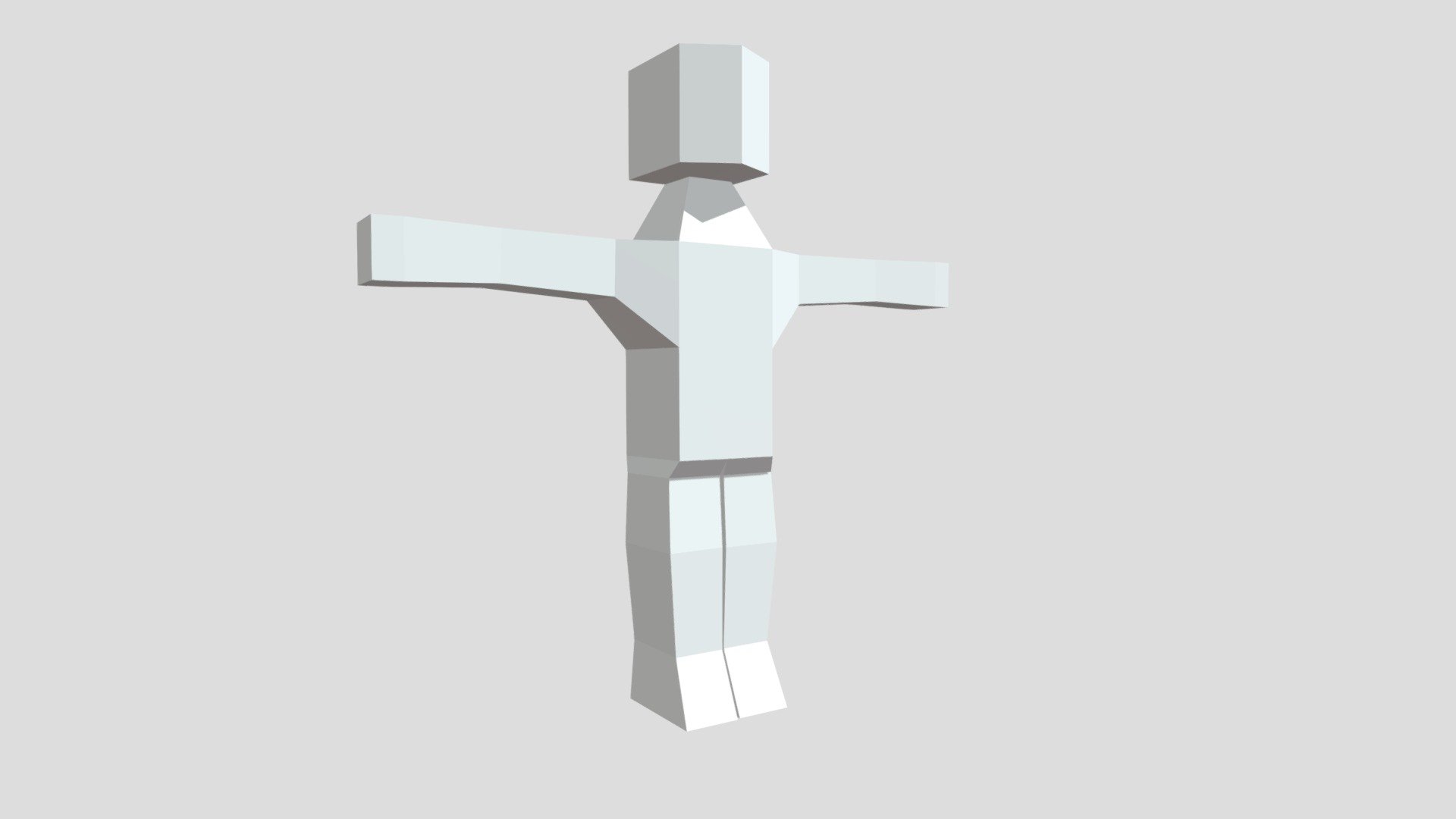 CC0 Block Man Auto Rigged Humanoid - Download Free 3D model by Liam ...