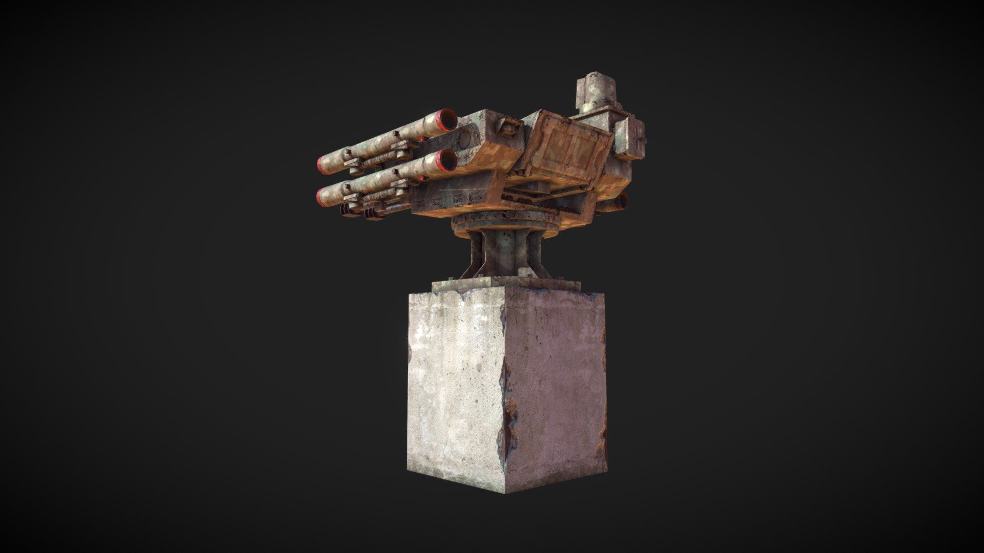 Rocket launcher - 3D model by xrooshka [5557386] - Sketchfab