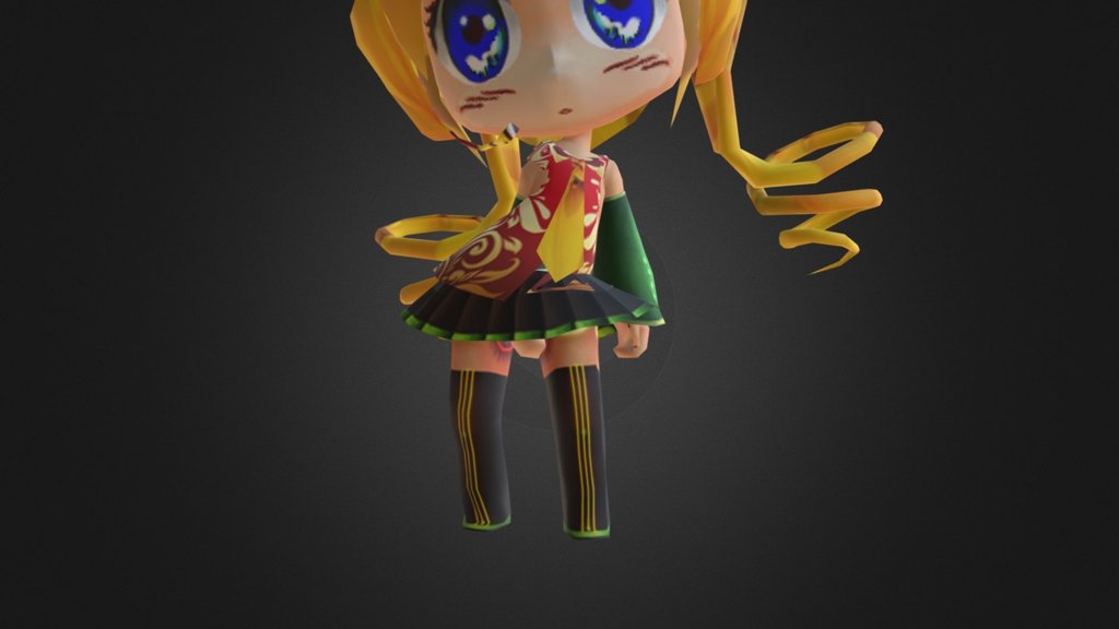 Qgirl_Action0728 - 3D model by sonymusic7 [5557e50] - Sketchfab
