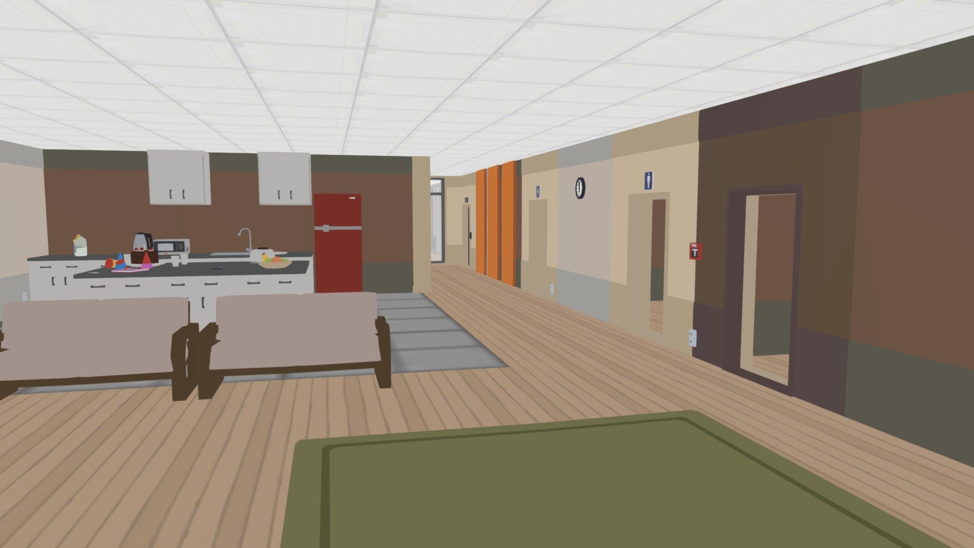 chicken gun office2 - Download Free 3D model by amogusstrikesback2 [5558067] - Sketchfab