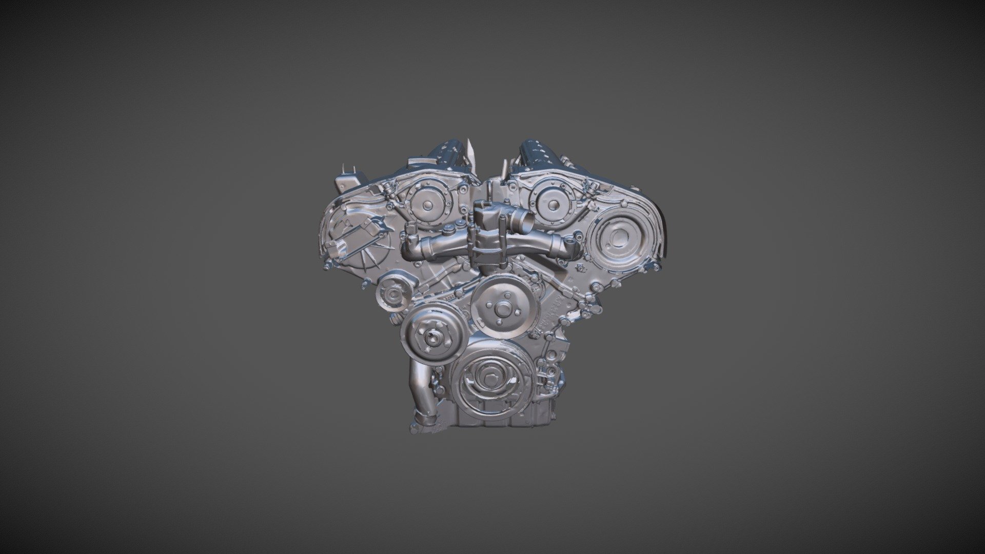 Mercedes M120 V12 6.0L Engine 3D Scan - 3D model by SunnyWorks [555994e ...