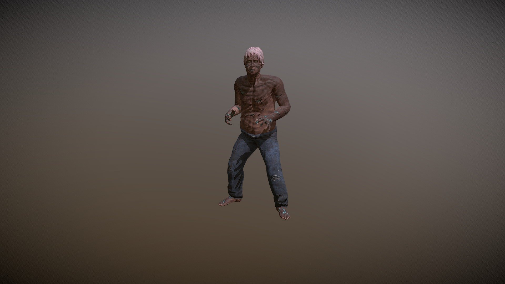Zombie Number 10 - Animated - Download Free 3D model by tonyflanagan ...