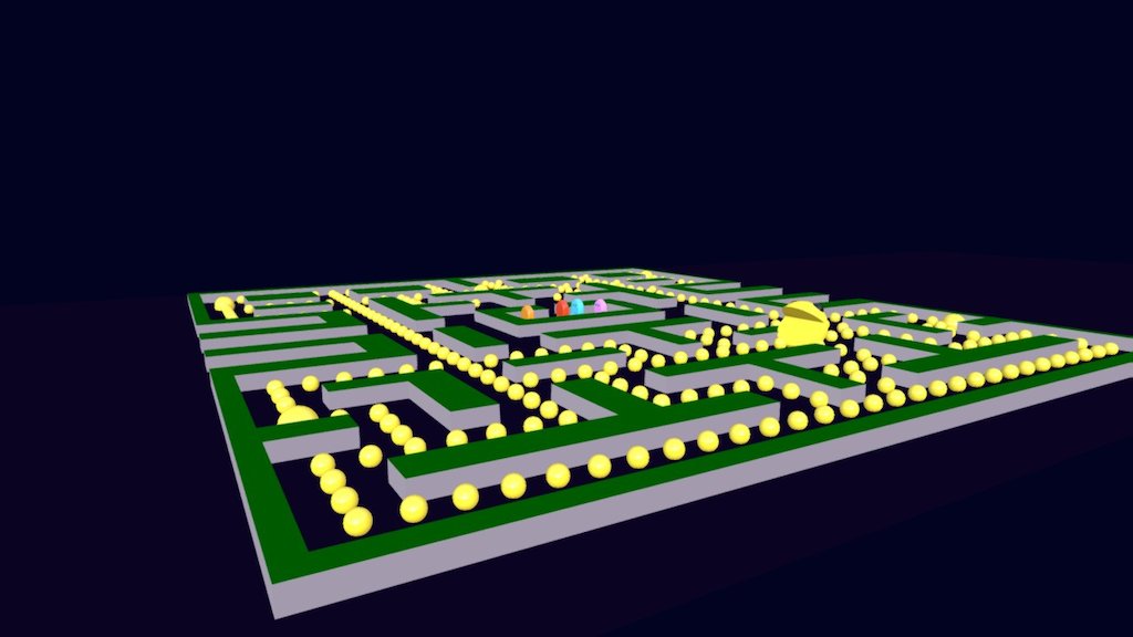Pacman - 3D model by redbricksnake [555c701] - Sketchfab