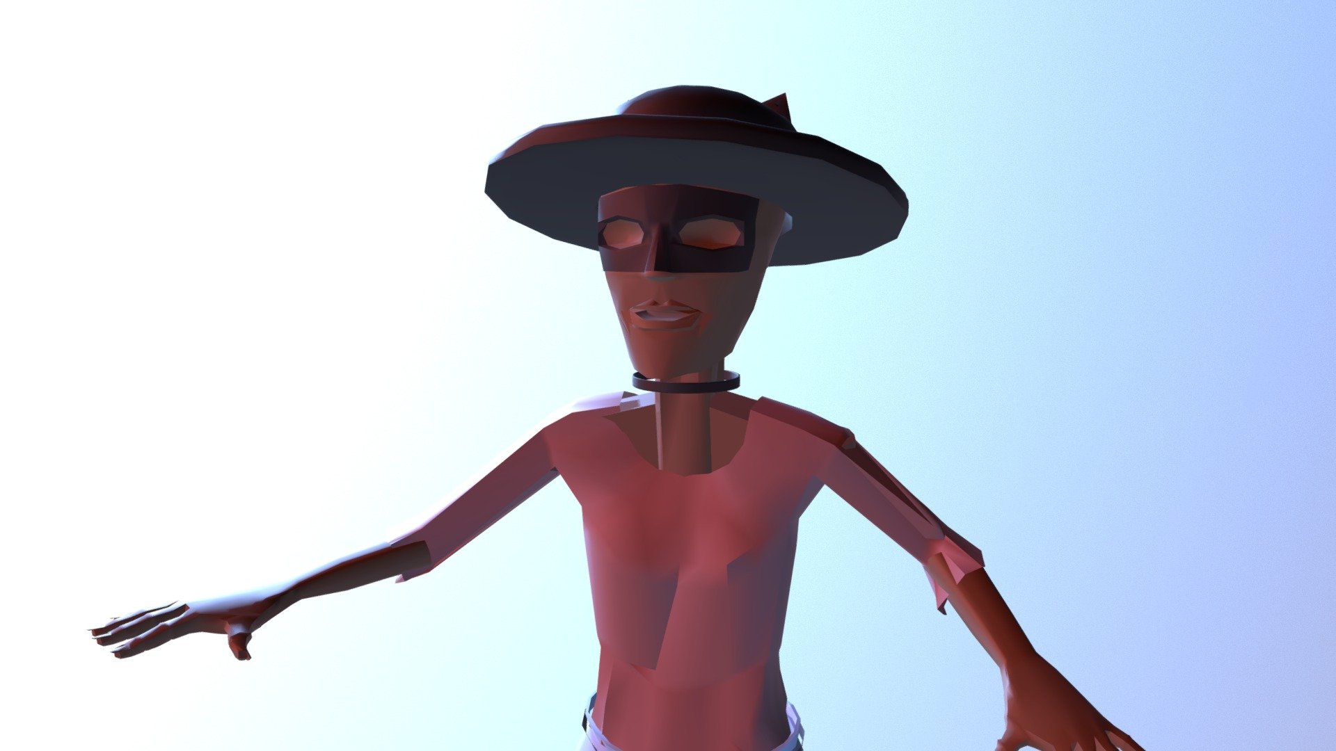 character sans table - 3D model by adri (@adrilandd) [555e33e] - Sketchfab