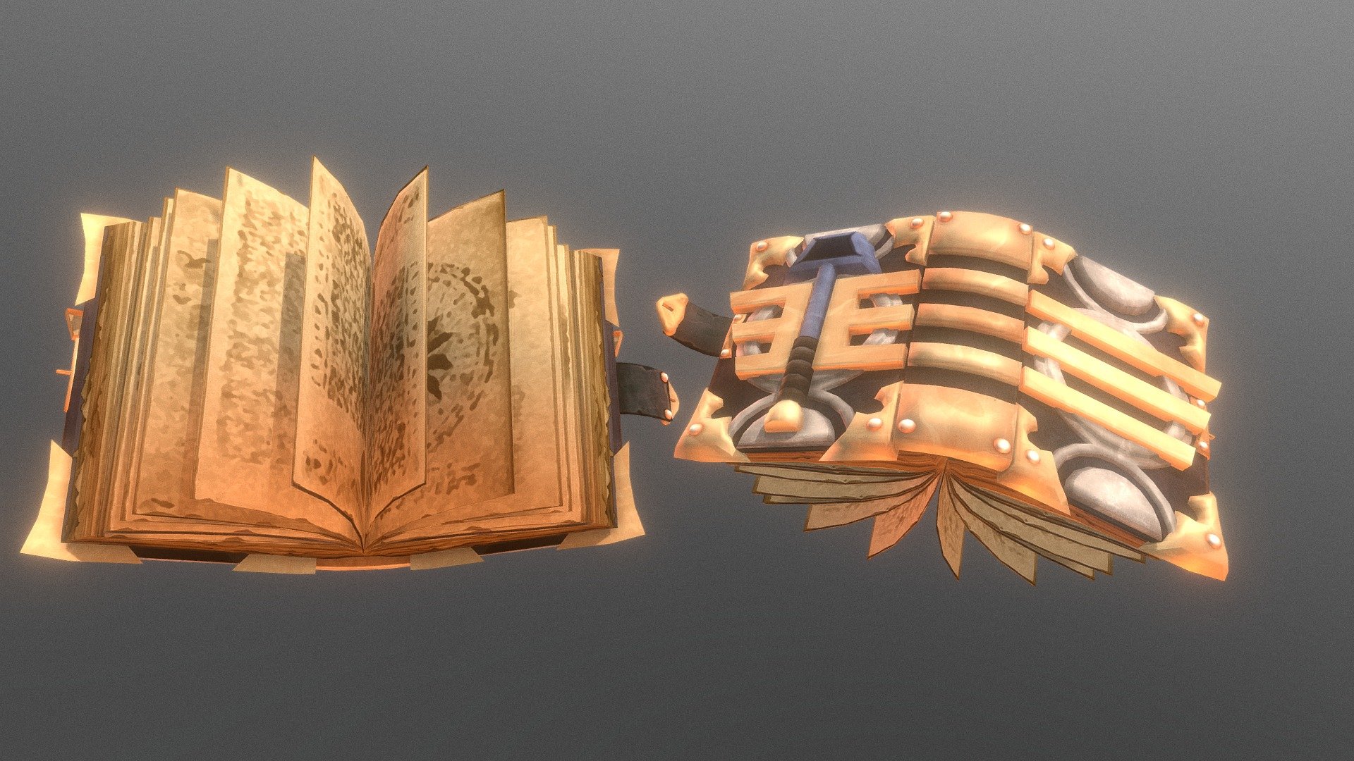 Paladin's Book Challenge - 3D model by Crisdroid [555e7e6] - Sketchfab