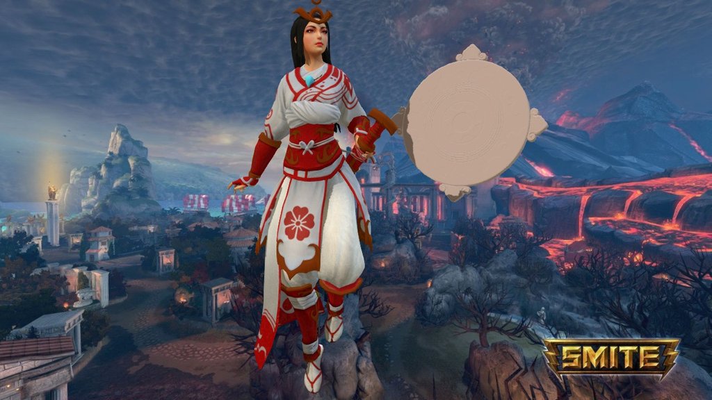 [Animation] Amaterasu: Tier 2 - 3D model by Smite News (@smitenews ...