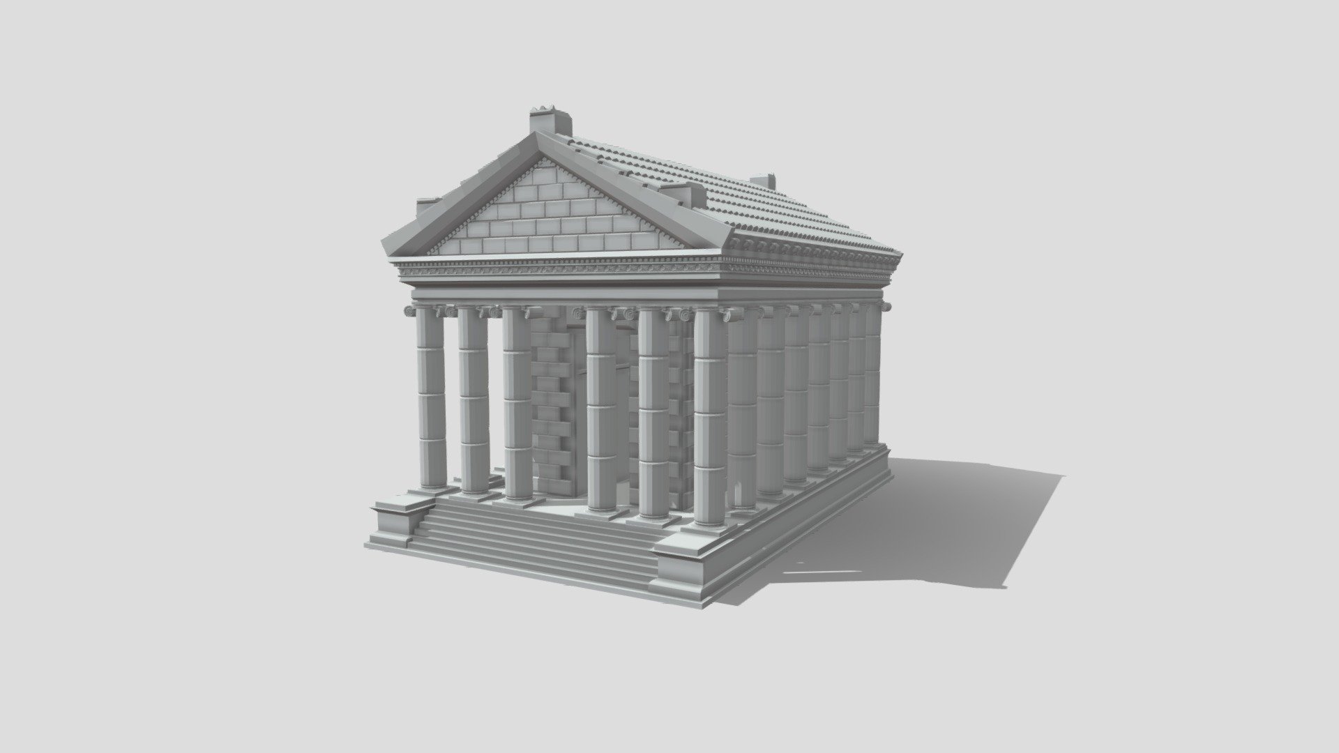 Temple of Garni - Download Free 3D model by Sfoyarbide [555f488 ...