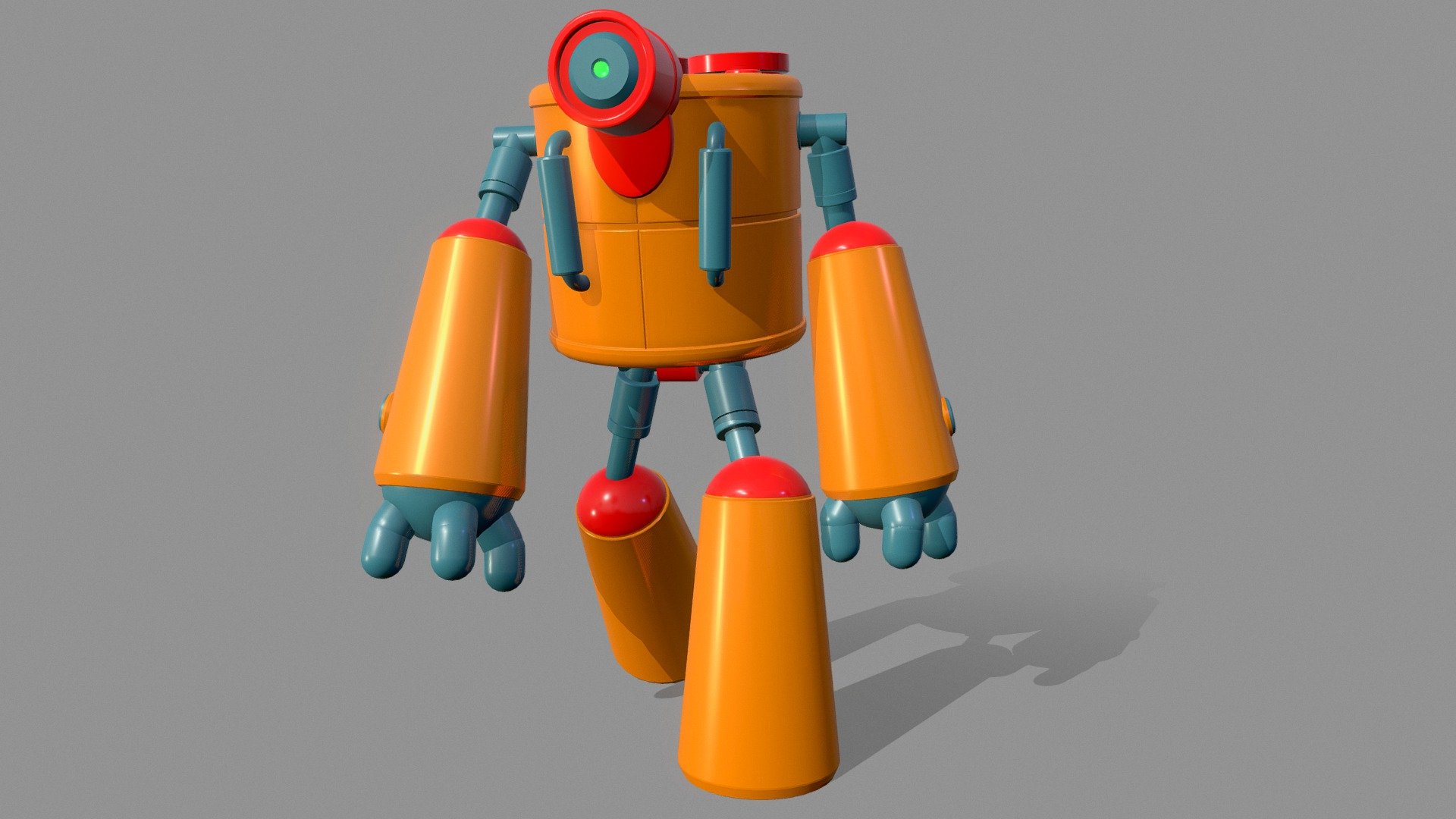 Robot - Download Free 3D model by KattyLi [5560446] - Sketchfab