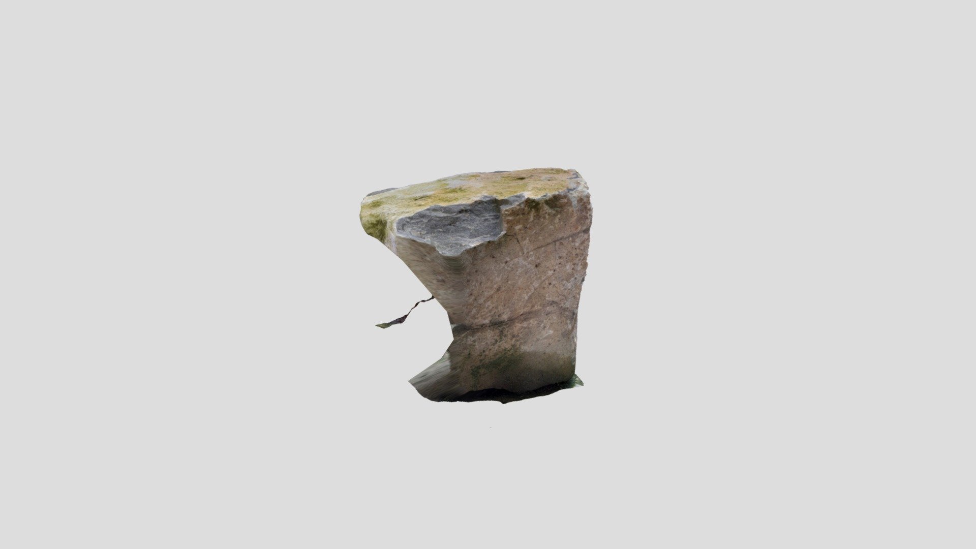 Otago Geology - Mounted rock in Quad - 1 closeup - 3D model by Otago ...
