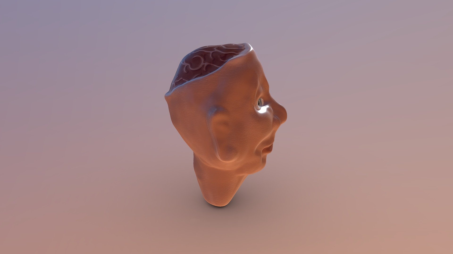 Brain Head - Download Free 3D model by SurWdB [5561330] - Sketchfab