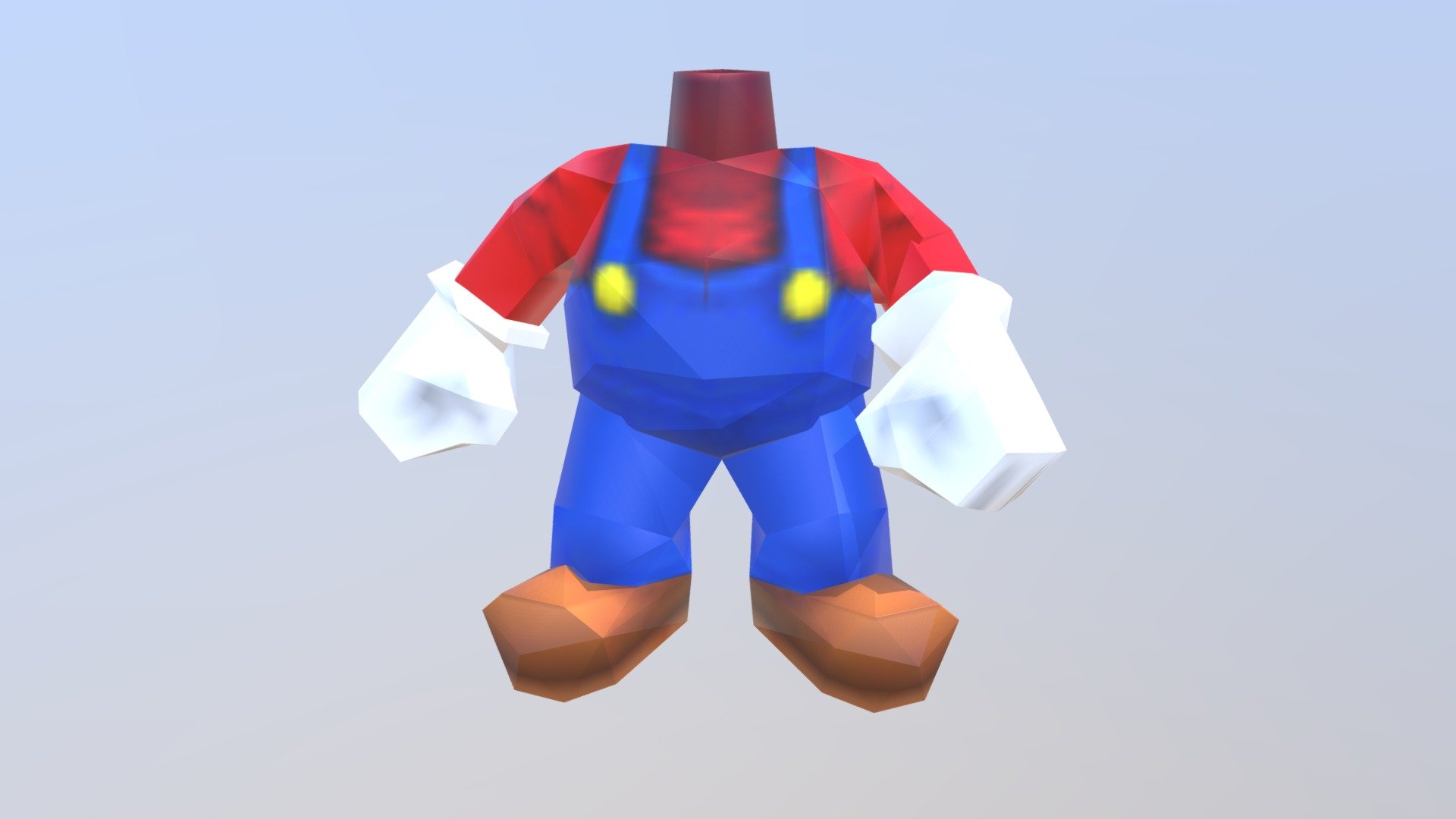 NSMBDS Mario Standing - 3D model by KartMakerU (@KartMakerBrosU ...