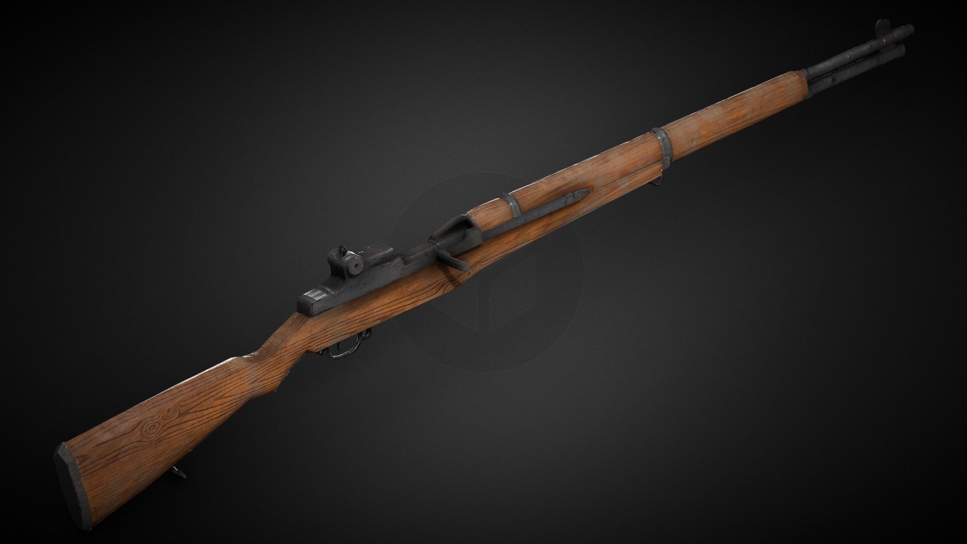 M1 Garand Rifle - Buy Royalty Free 3D model by AbderraoufBenoud ...