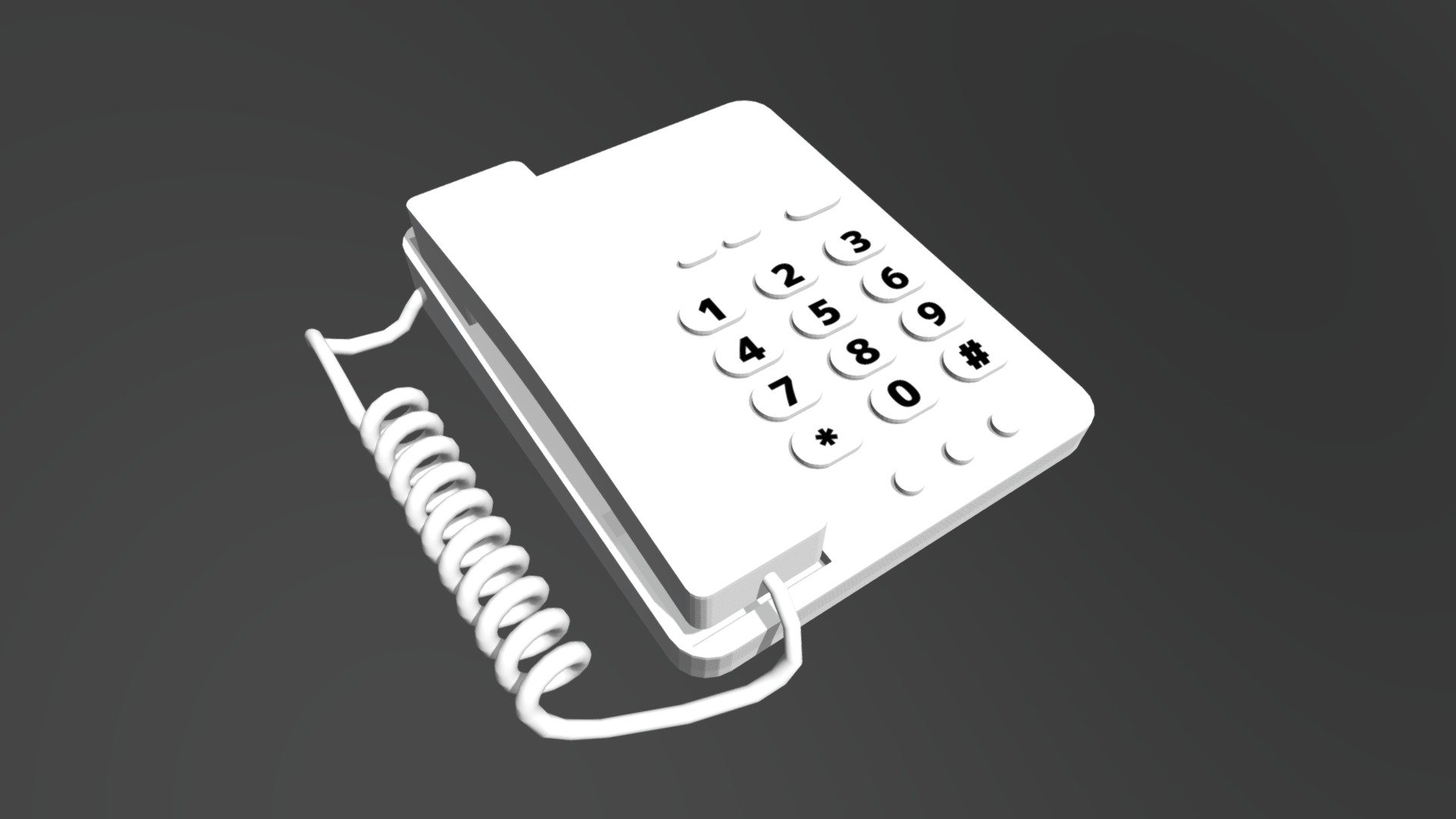 Telephone (Low Poly) - Download Free 3D model by game_travel [5562a36 ...