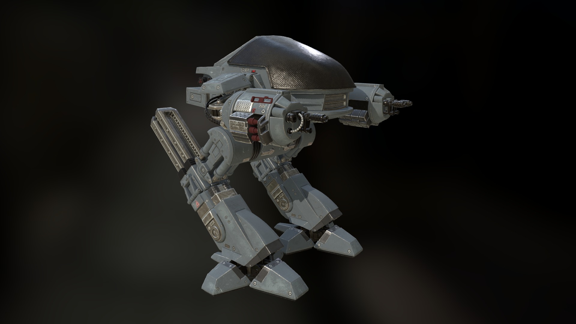 ED-209 - 3D model by Karnonos [5562c4f] - Sketchfab