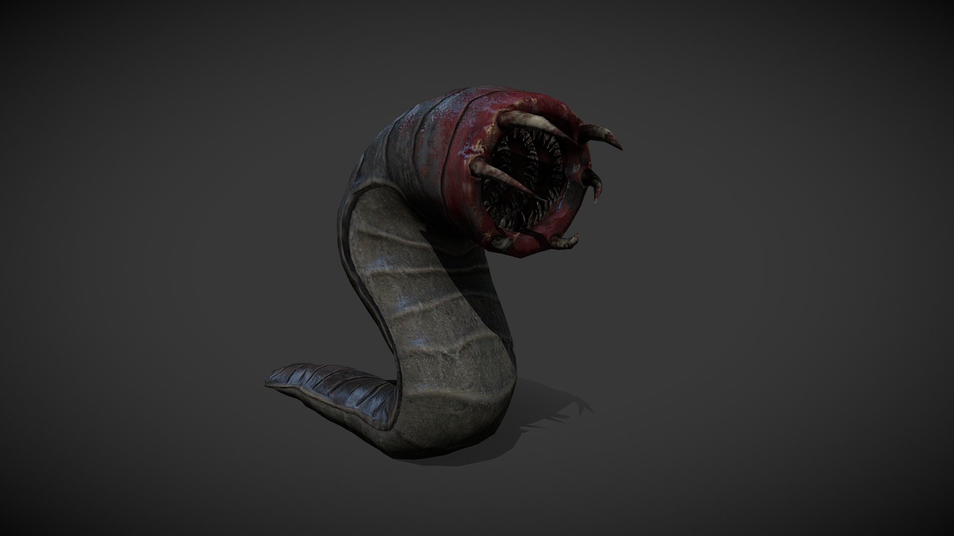 Worm Monster - Download Free 3D model by CR!STALLL (@CR1STALLL ...