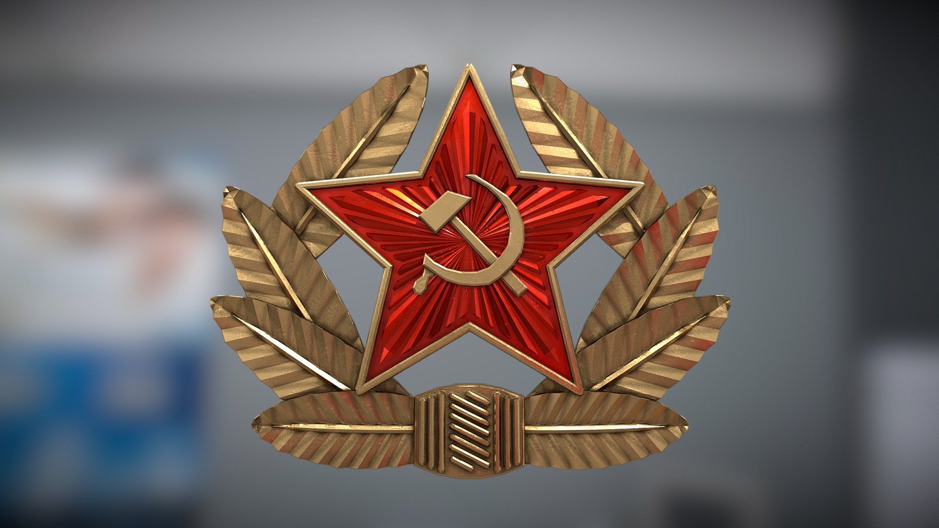 Soviet Badge LOW POLY - Buy Royalty Free 3D model by AnshiNoWara ...