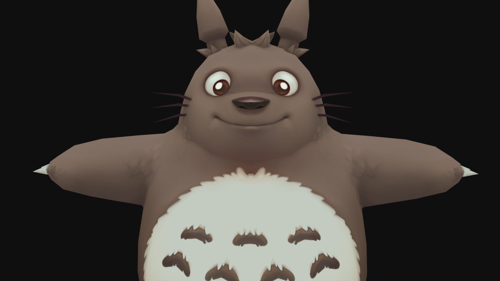 Totoro Final - Download Free 3D model by thanhtp [5565510] - Sketchfab