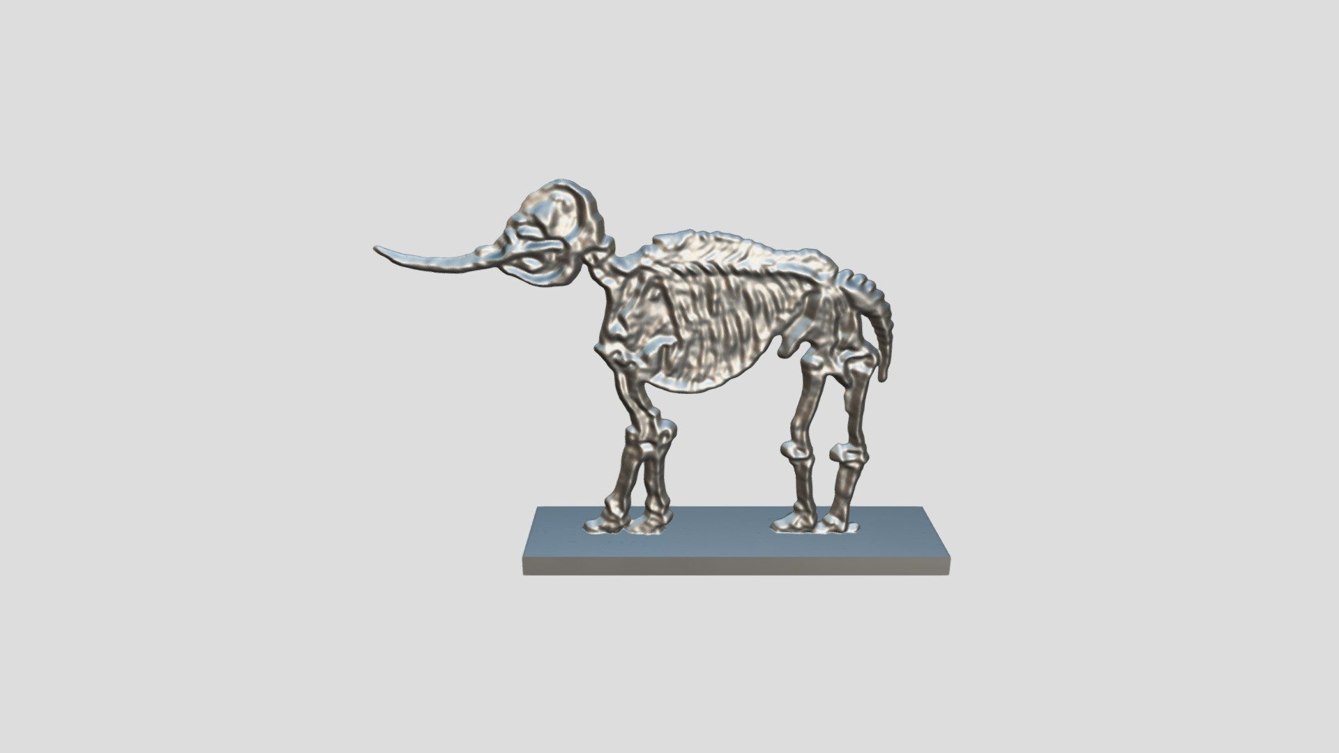 Rembrandt Peale Elephant (VCU_3D_5050) - Download Free 3D model by Virtual Curation Lab ...