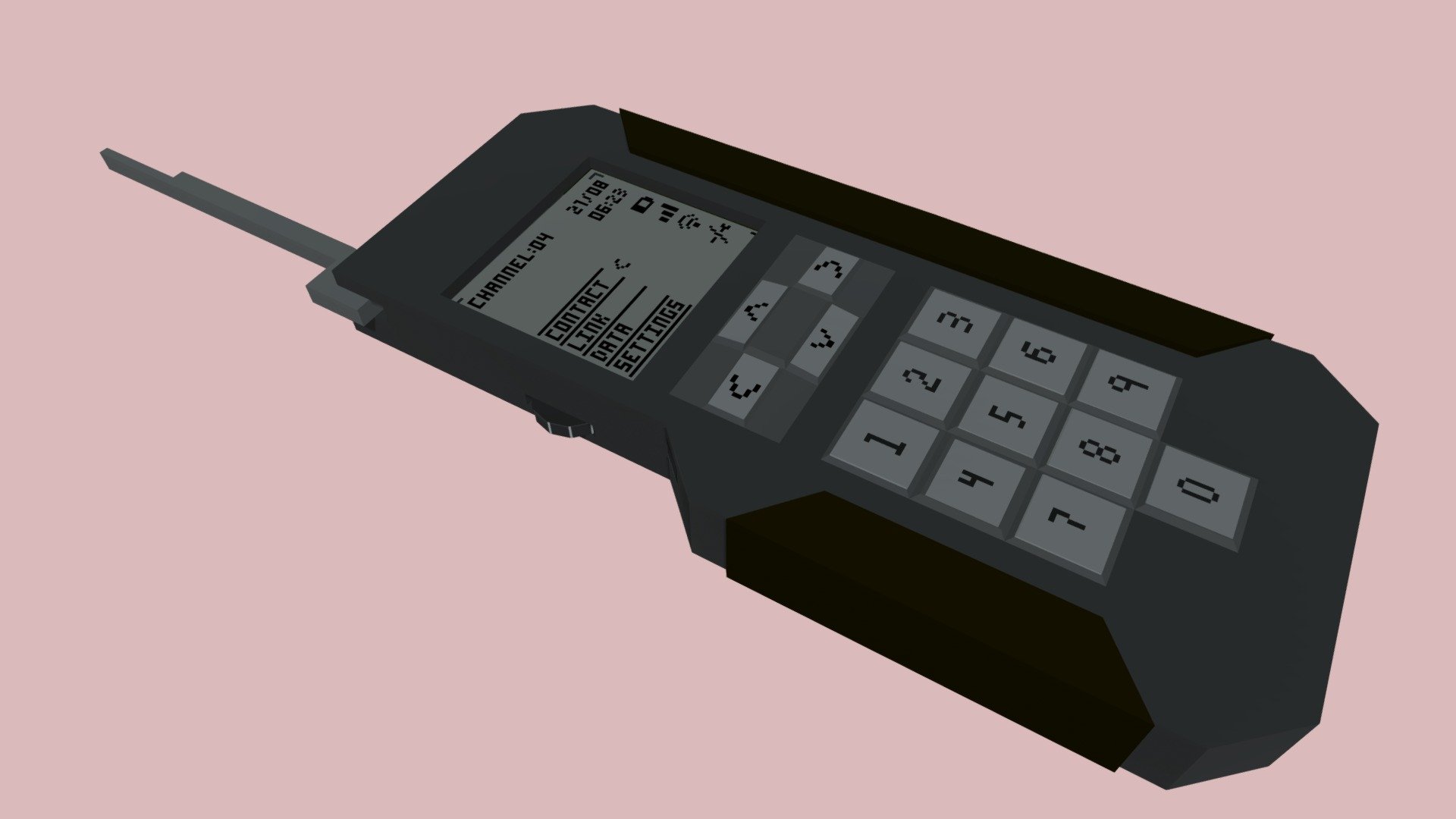 Sci Fi Phone - 3D model by calloway.hansell [5566f42] - Sketchfab