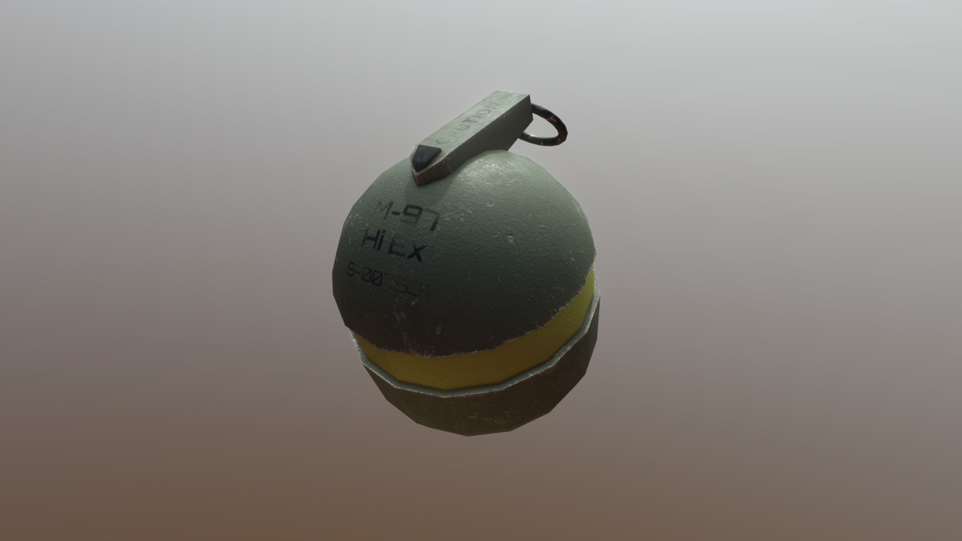 High Explosive Grenade Type 97 - Download Free 3D model by Pippa ...