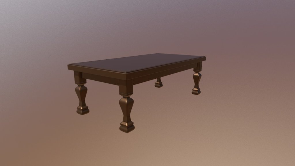 Victorian Coffee Table - 3D model by Anwar Ali (@Anwarali) [556a06e ...
