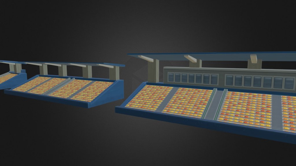 Grandstand - 3D model by vitomuschitiello [556a994] - Sketchfab