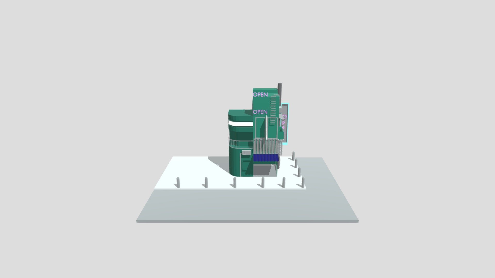 CYBER - Download Free 3D model by unhommeordinaire973 [556a997] - Sketchfab