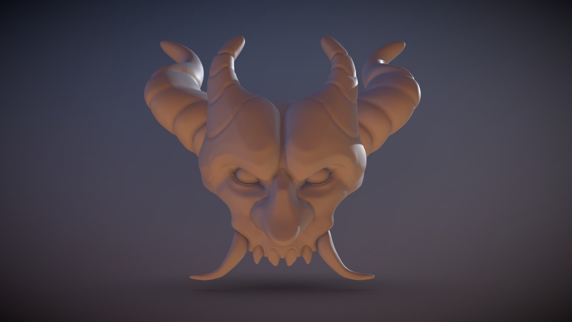 Demon Skull - 3D model by Soldugg [556bcf2] - Sketchfab
