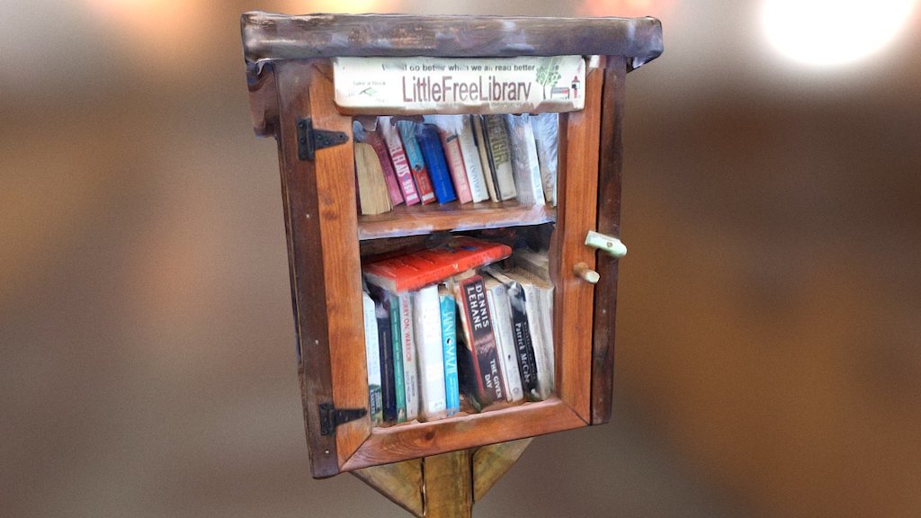 Little Free Library on Middlebrook Street - Download Free 3D model by ...