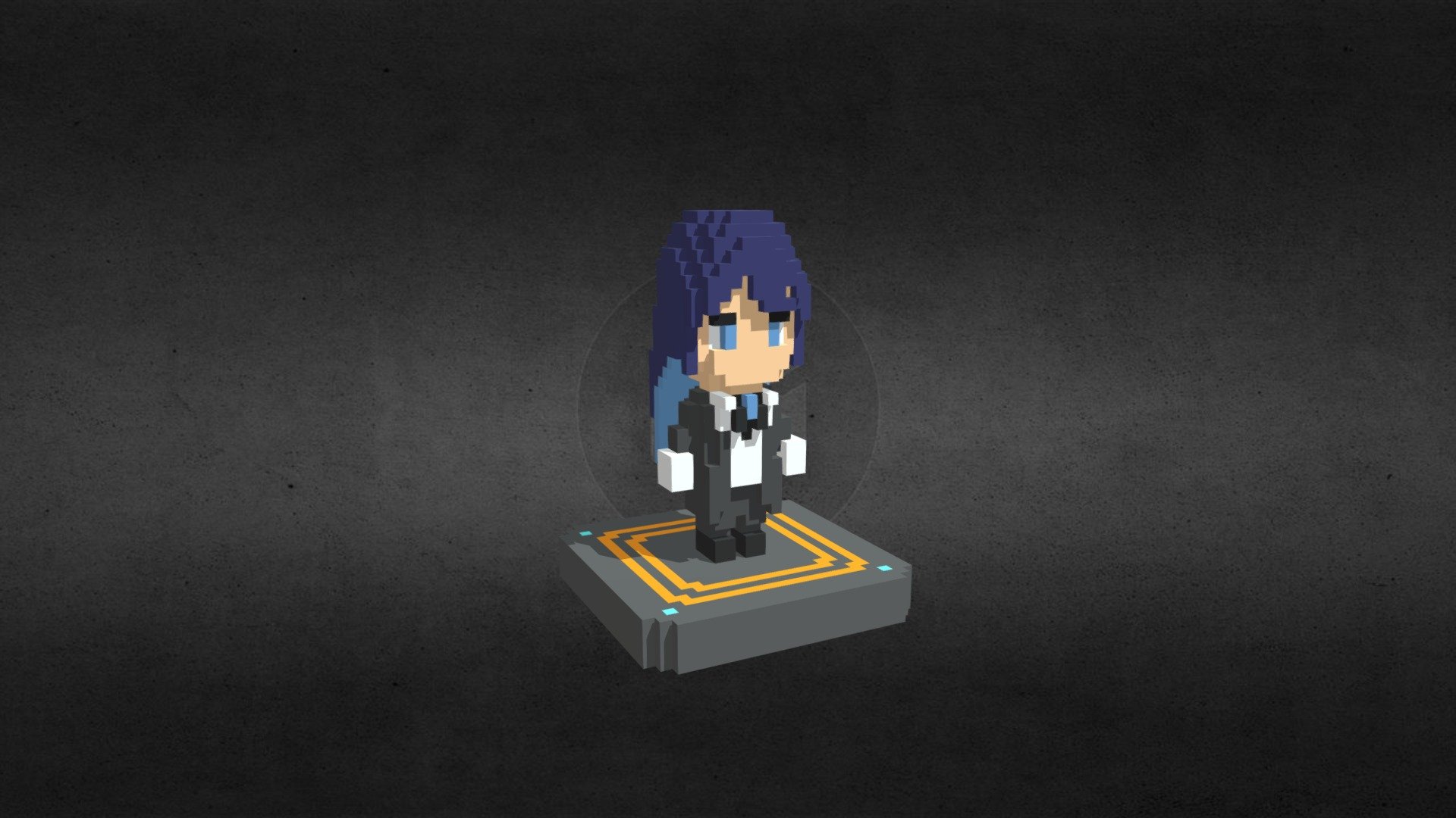 Ado【Voxel】 - Download Free 3D model by adiobrick [556f7b6] - Sketchfab