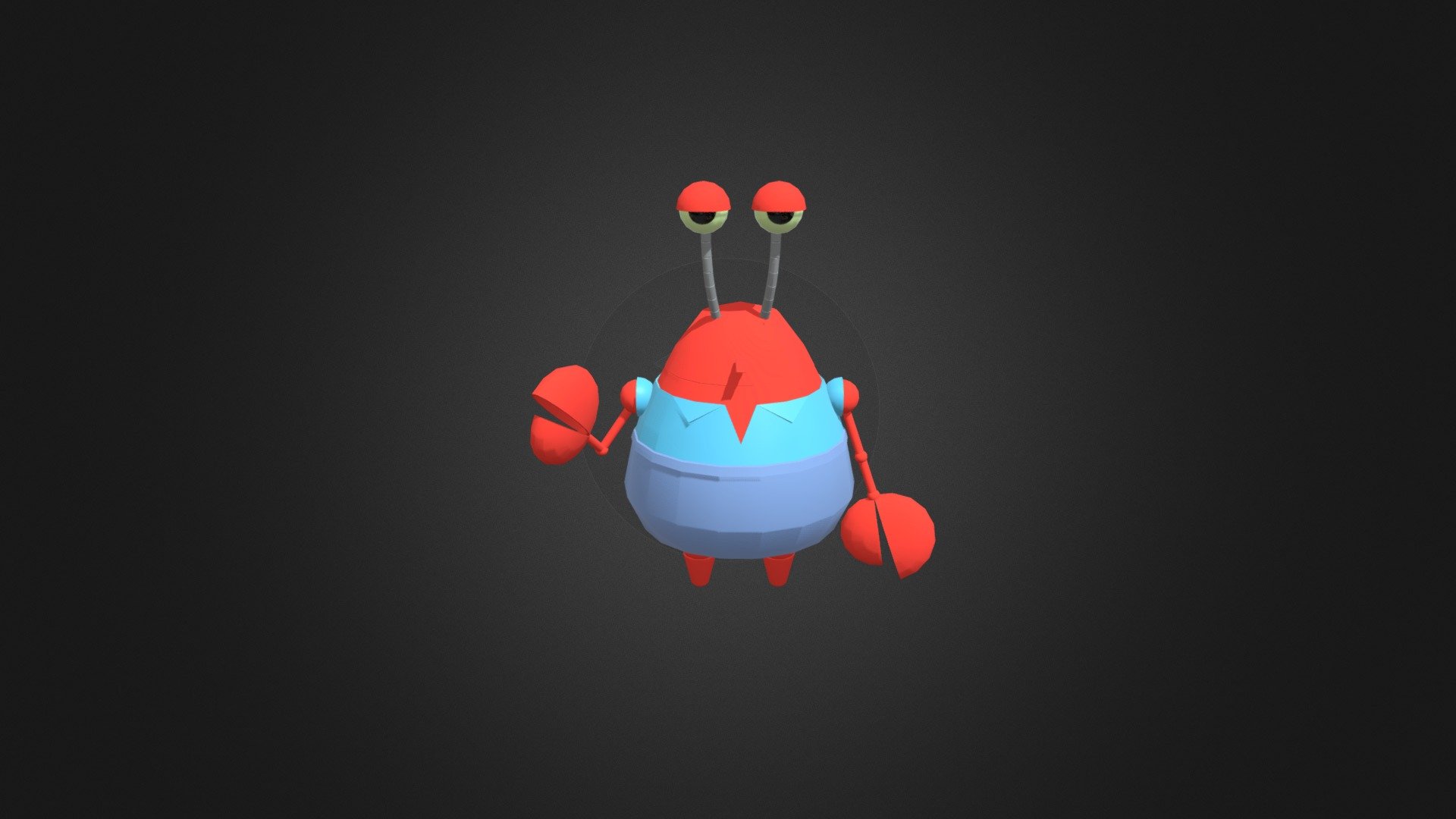 Mr Krabs - Download Free 3D model by lissandroamorarios [5571dce ...