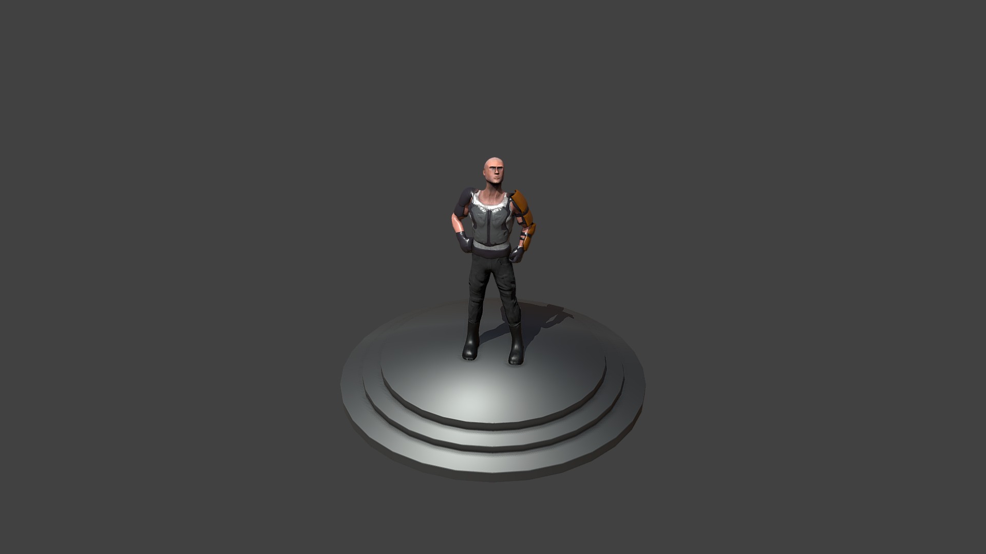 Aie character creation project: Jason steel - 3D model by BobencrafT ...