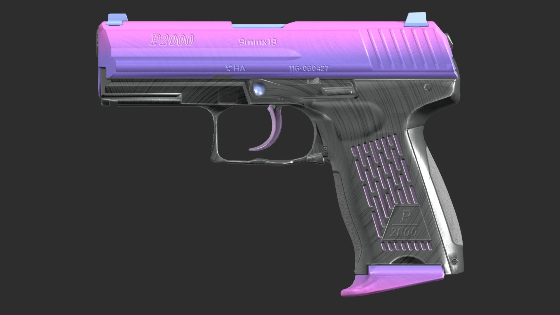 P2000 | HIGHLIGHTS - 3D model by LaConoF [5573a8e] - Sketchfab