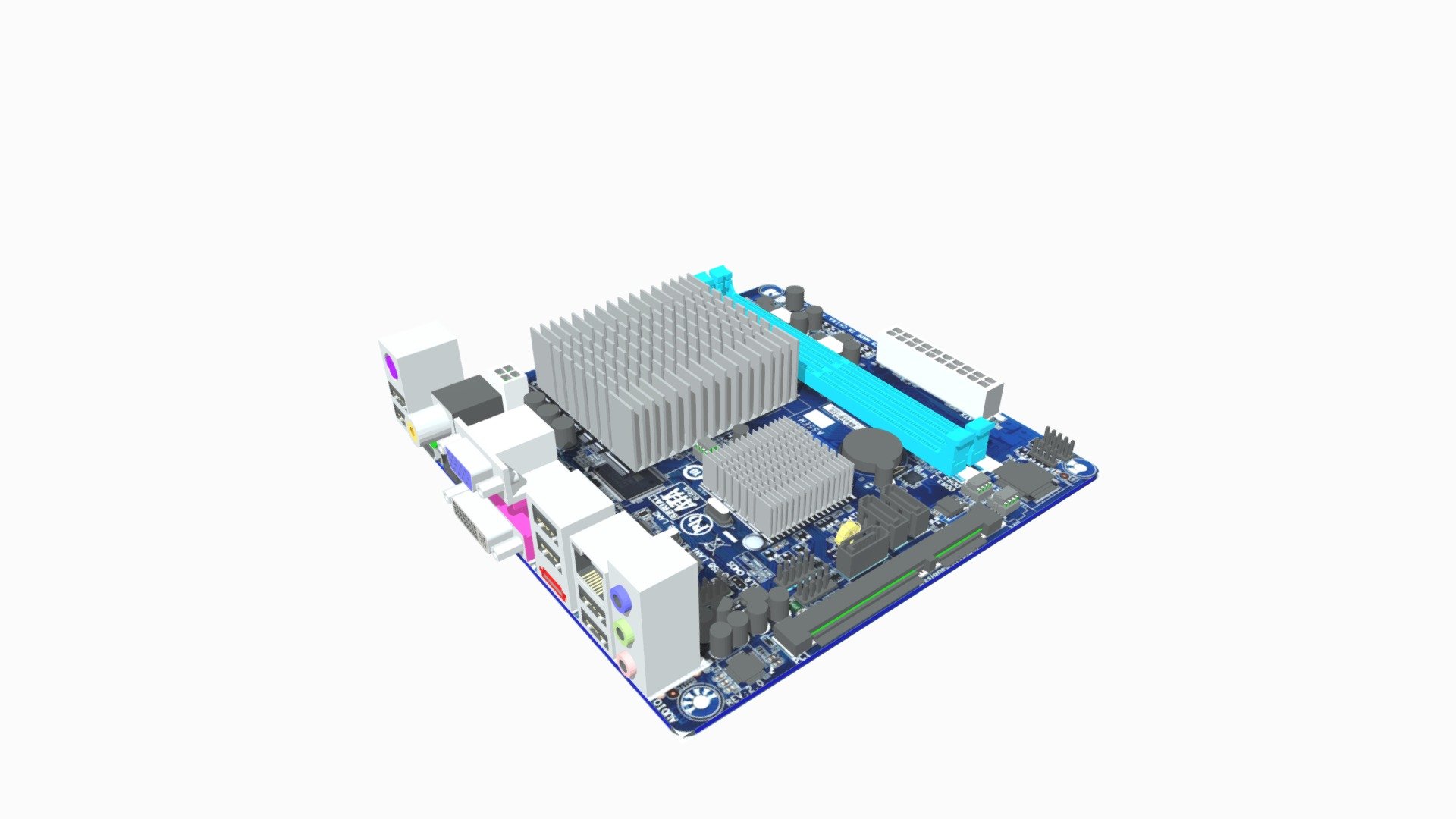 Motherboard - 3D model by yasmintuck [5574a26] - Sketchfab