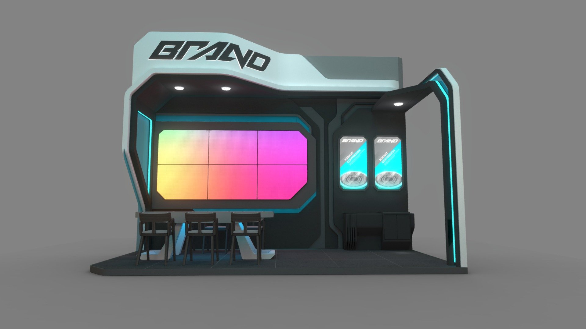 MINI BOOTH 03 - Buy Royalty Free 3D model by fasih.lisan [5575678 ...