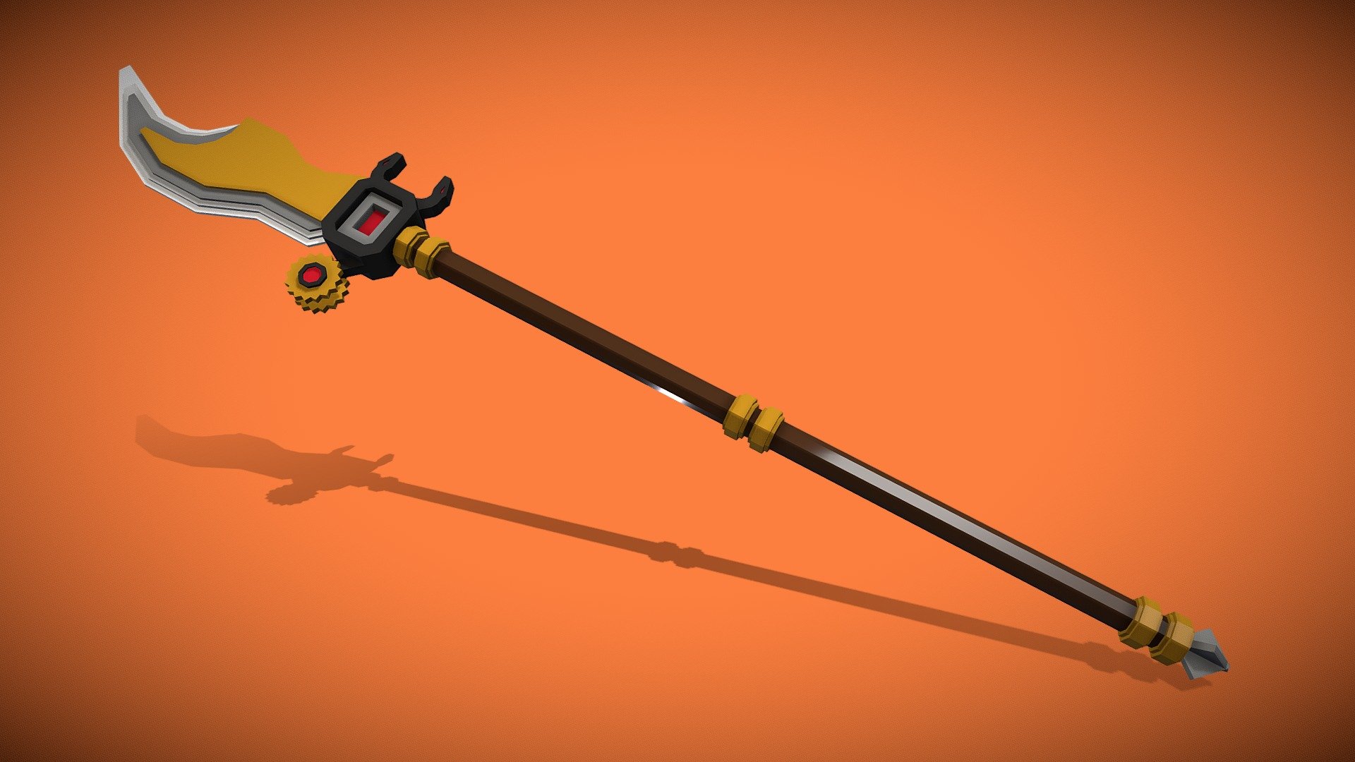 Polearm (Desert Theme) - 3D model by V-Artistry (@Vahlgoul) [557698c ...