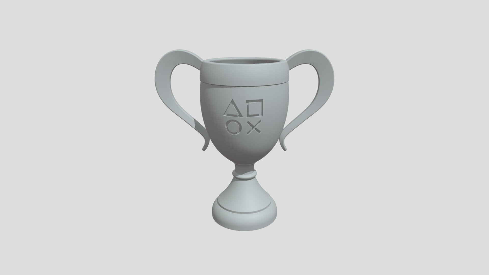 PSN TROPHY - 3D model by thefigurebuster [55792a2] - Sketchfab