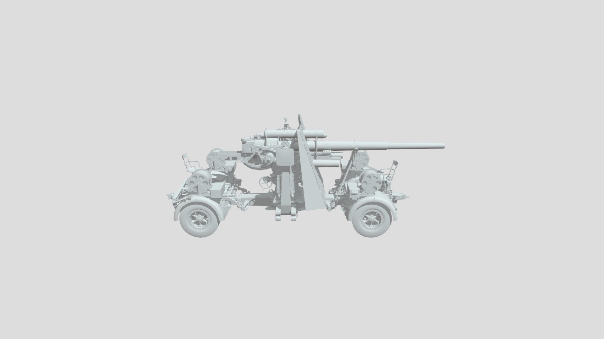 Flak 88 - 3D model by Hypepol [557c6dc] - Sketchfab