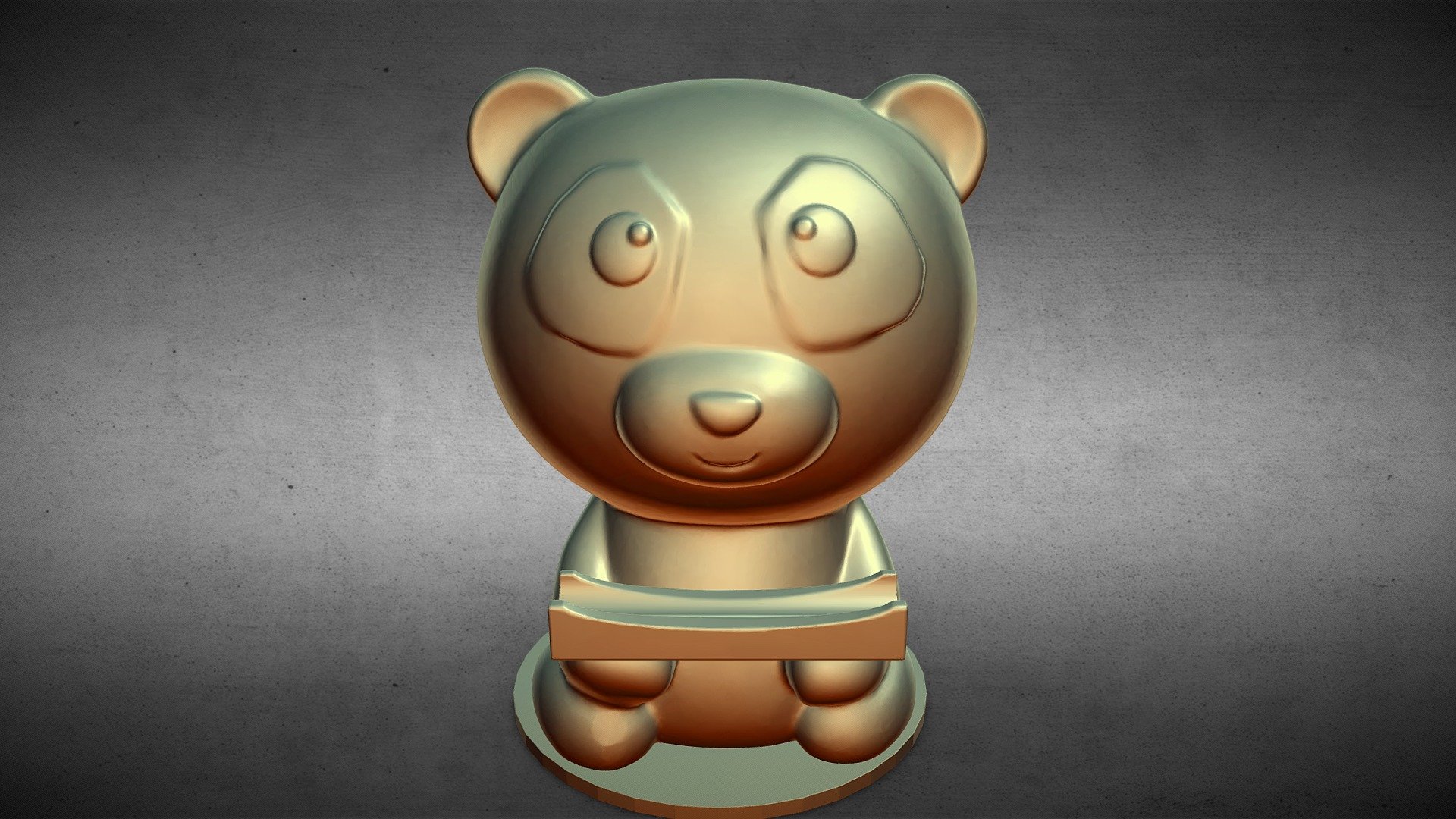 Panda Chop Stick Holder - Buy Royalty Free 3D model by Stephane ...