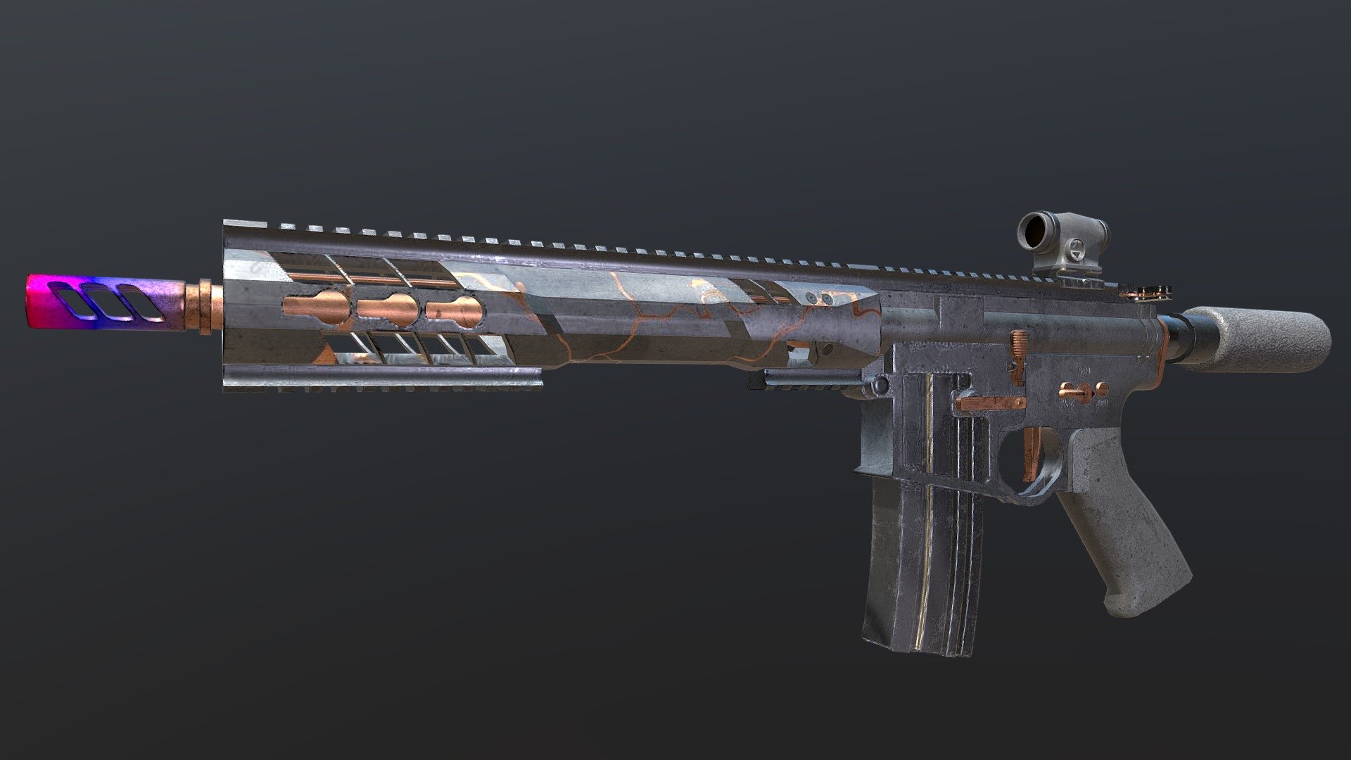 Close Quarter M4A1 - Buy Royalty Free 3D model by powers28 [557efeb ...