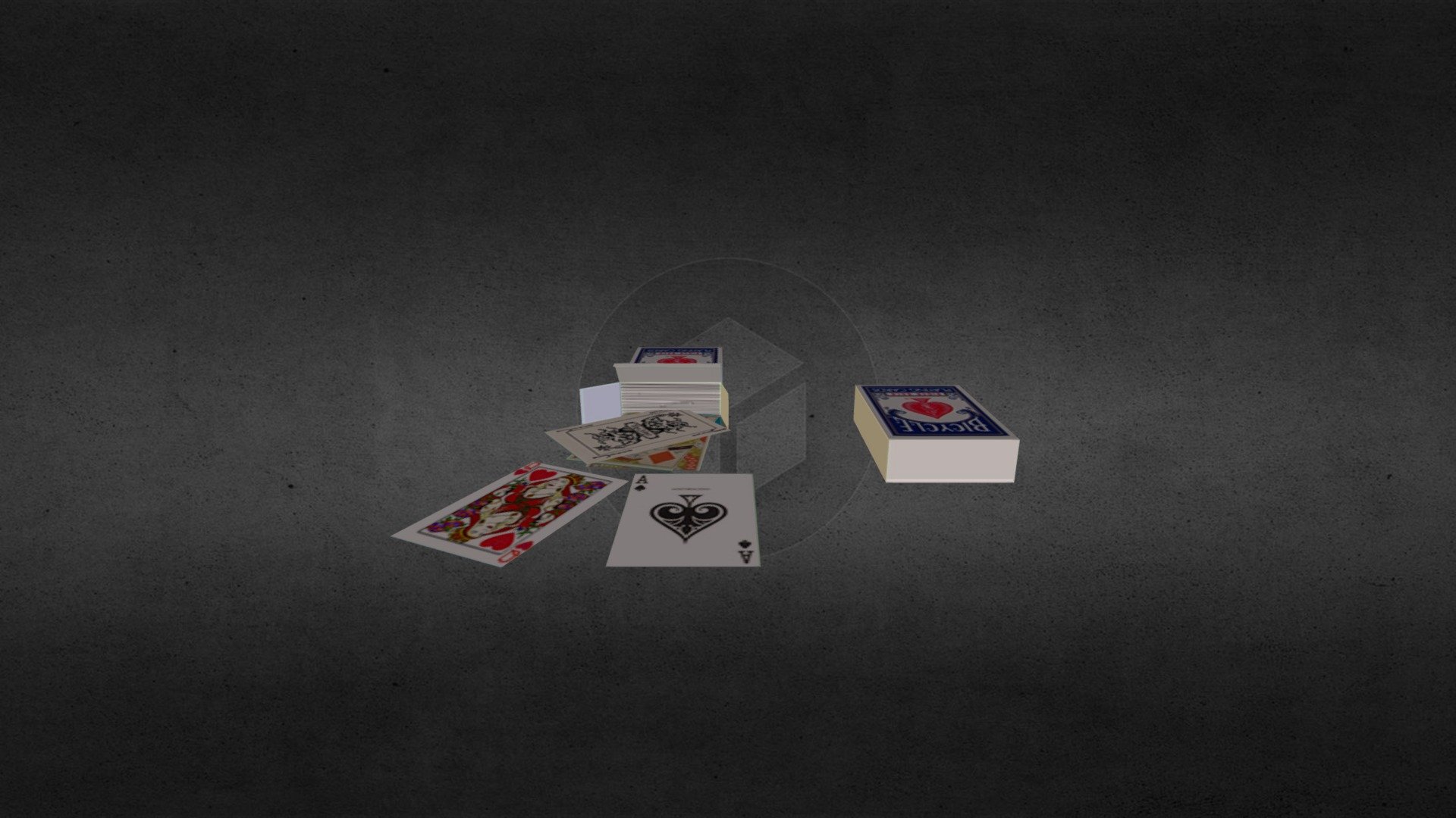 Card deck prop - 3D model by GH (@guntranhoet) [55803dd] - Sketchfab