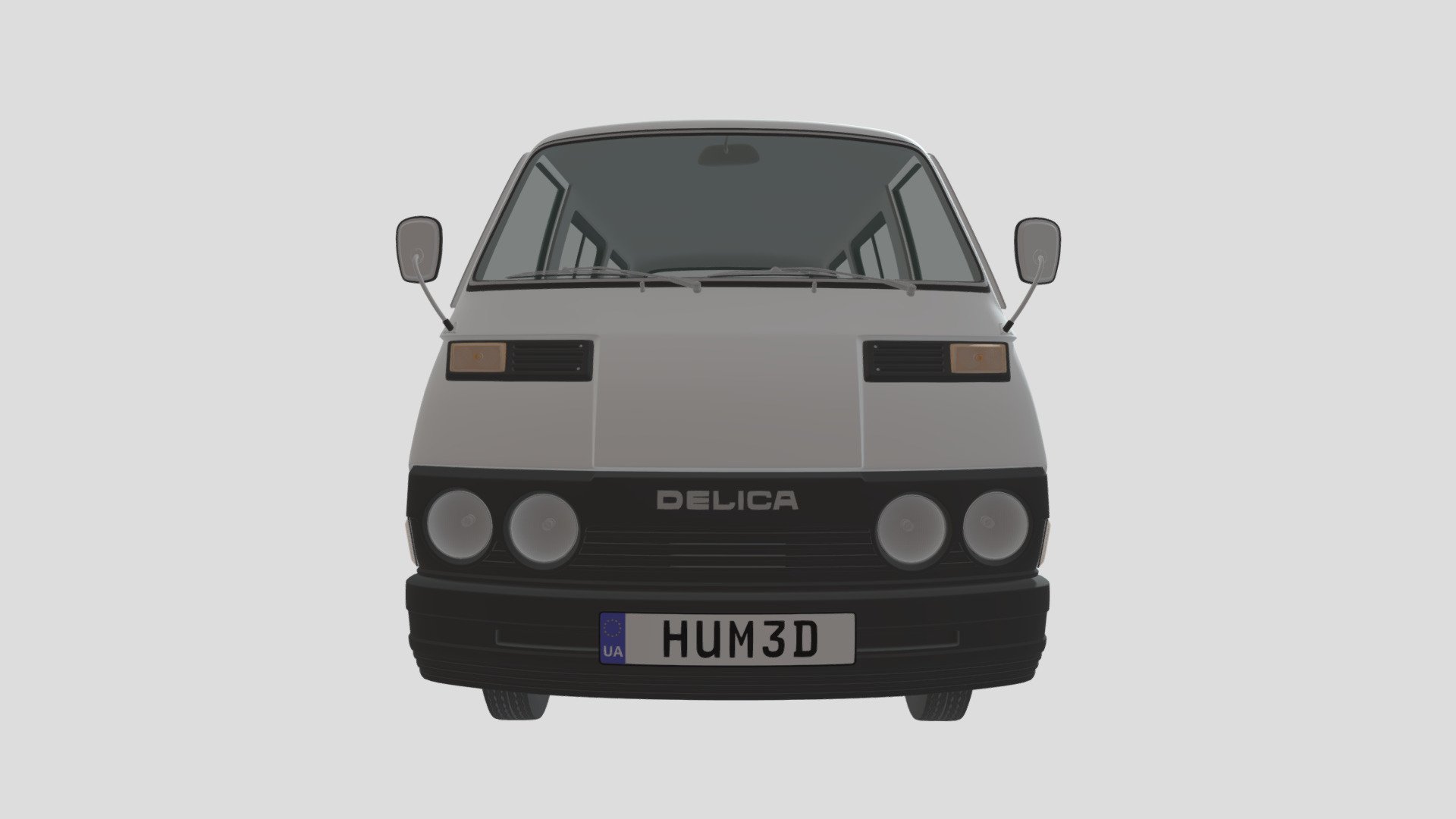 Mitsubishi Delica (Mk1) Coach 1974 - Download Free 3D model by ...