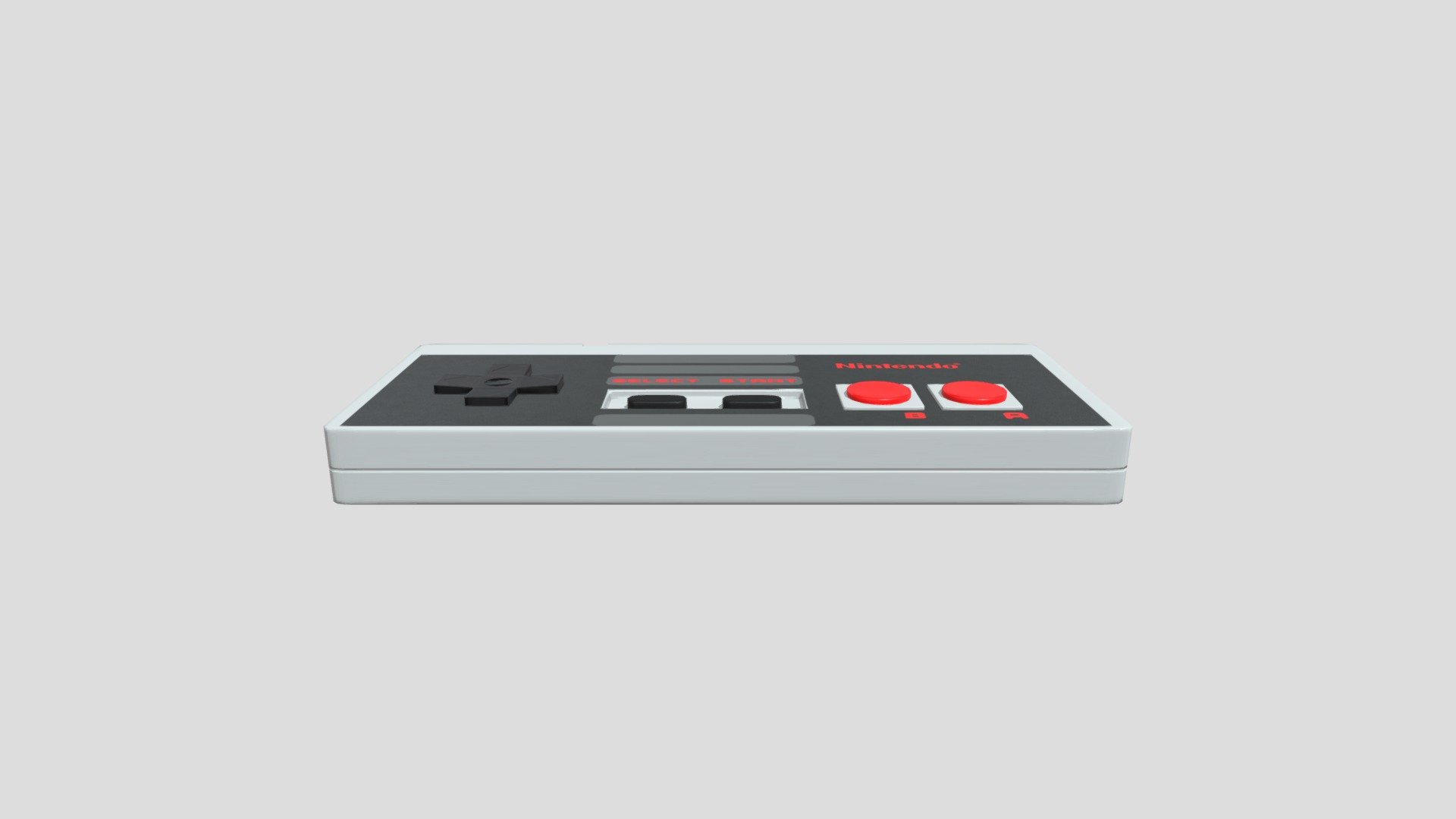 Nintendo Entertainment System (NES) Controller - 3D model by Jade ...
