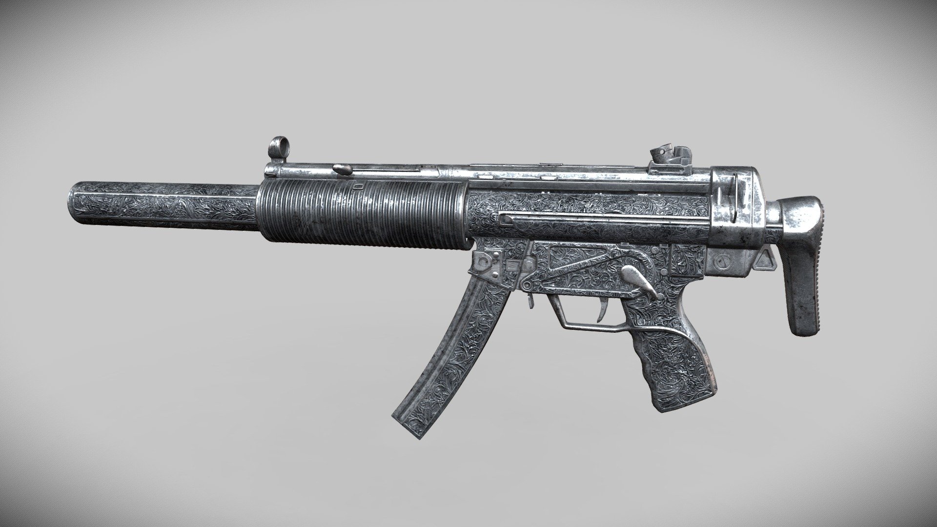 MP5 Eternal SIlver - Download Free 3D model by purkinkot [558a0e5 ...