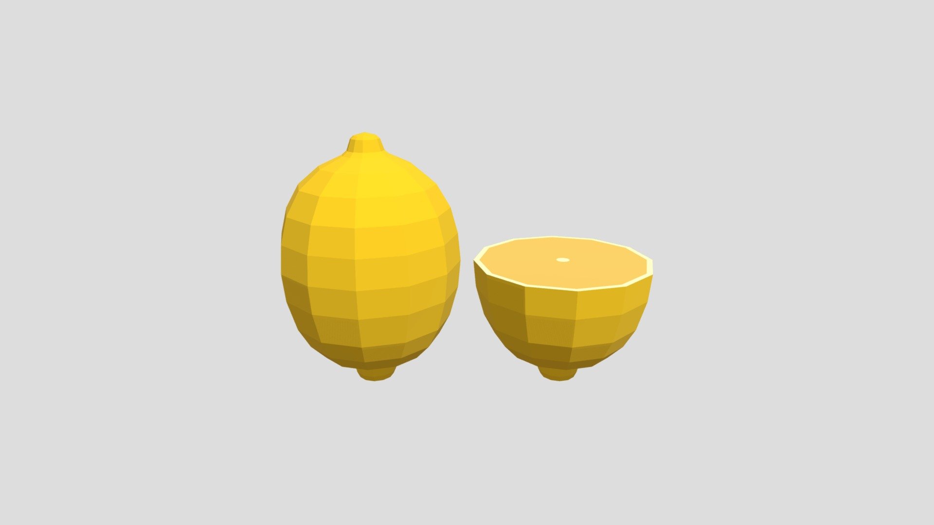 Lemon - Download Free 3D model by neutralize [558bab9] - Sketchfab